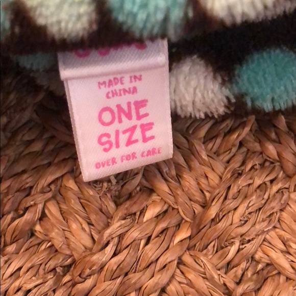 Justice | Other | Justice Teal Brown Polka Dot Scarf | Poshmark